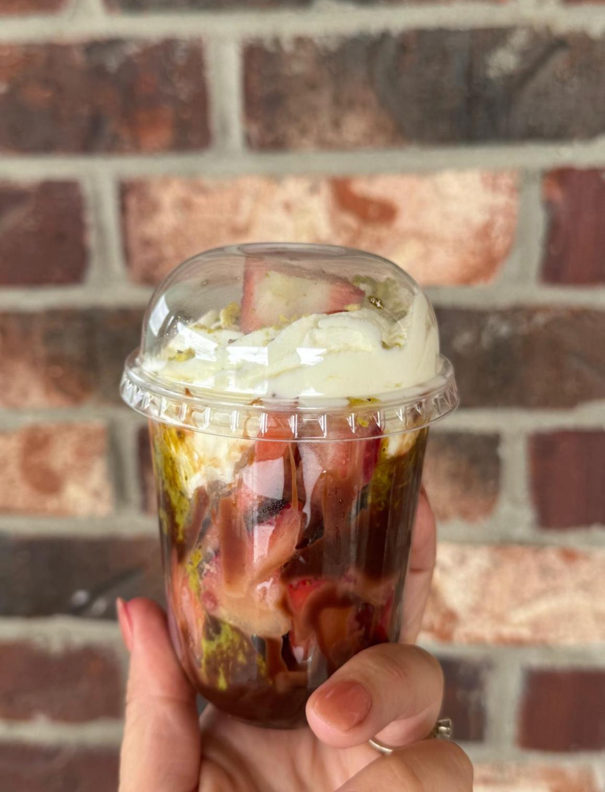 Dubai strawberry cups - Orly's Patisserie